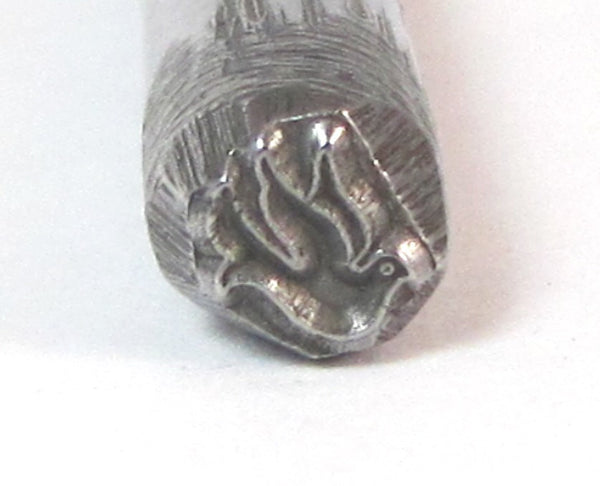 Peace Dove, steel stamp, 5.5mm x5mm, USA made, metal stamping, for jew ...
