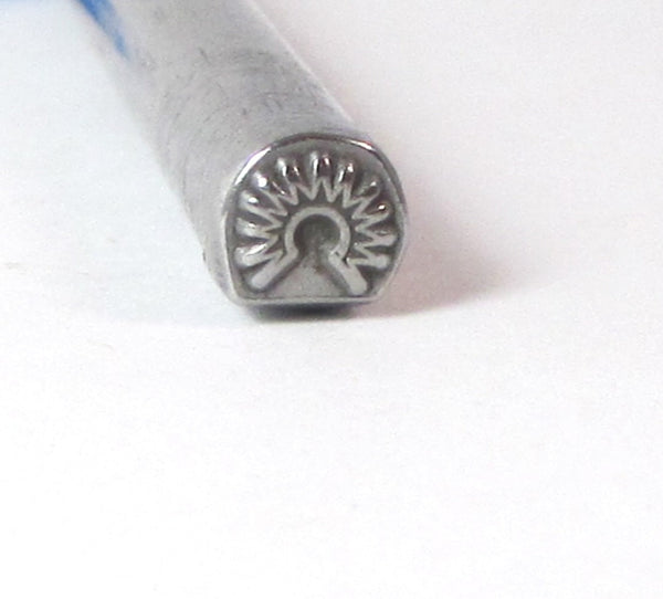Native American 6, Design stamp, USA made, 5 x 5 mm, tribal jewelry, h ...