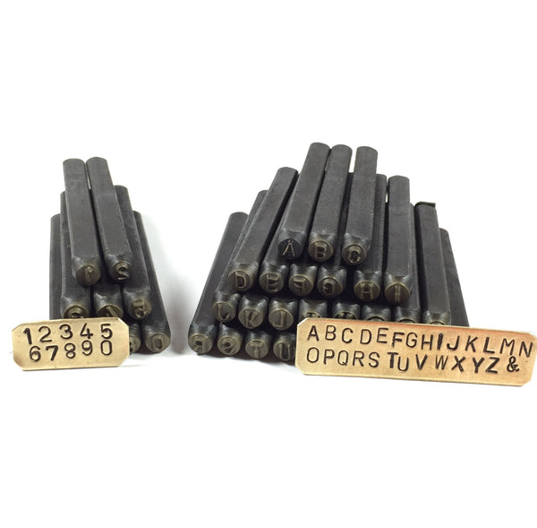 Alphabet 3mm, Arial Upper case, block Letters, Numbers, message stampi ...